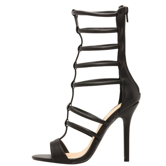 Wild Diva | Shoes | Strappy Caged Open Toe Gladiator Sandals | Poshmark